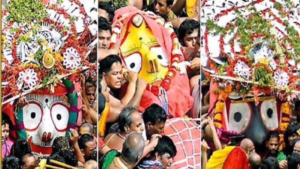 ବାହୁଡ଼ା ଯାତ୍ରା : ରଥକୁ ଗୋଟି ପହଣ୍ଡିରେ ଆସୁଛନ୍ତି କାଳିଆ ସାଆନ୍ତେ | Bahuda ...